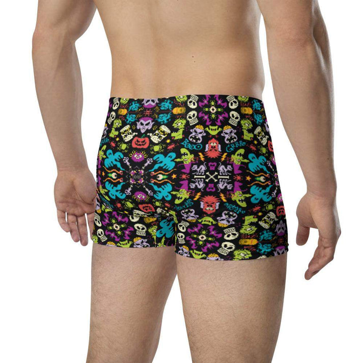 Spooky Halloween characters in a pattern design Boxer Briefs – Zoo&co